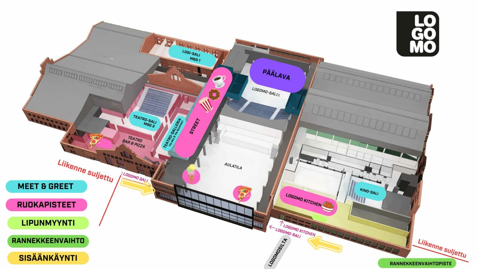 TUBECON 2025 aikataulu ja saapumisohjeet - Logomo